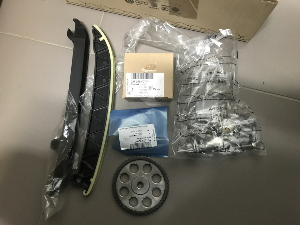 03F109507F Натяжное устройство цепи VAG | Запчасти на DRIVE2