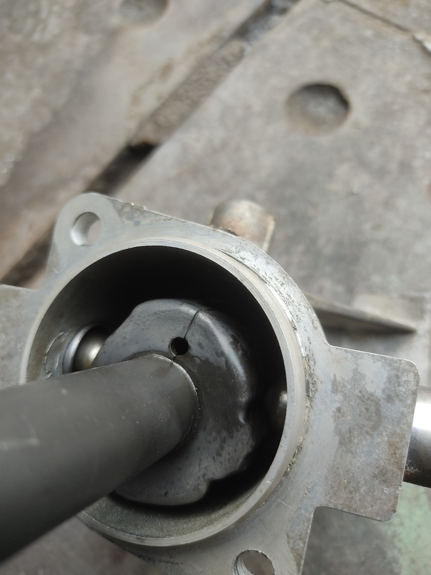 Механизм выбора передач, ремонт. — Volkswagen Transporter T5, 1,9 л ...