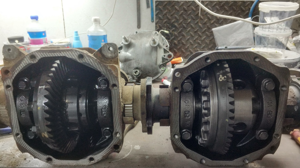 Задний редуктор VLSD 48:11 с приводами 3по 2 делаем под ABS. — Nissan ...