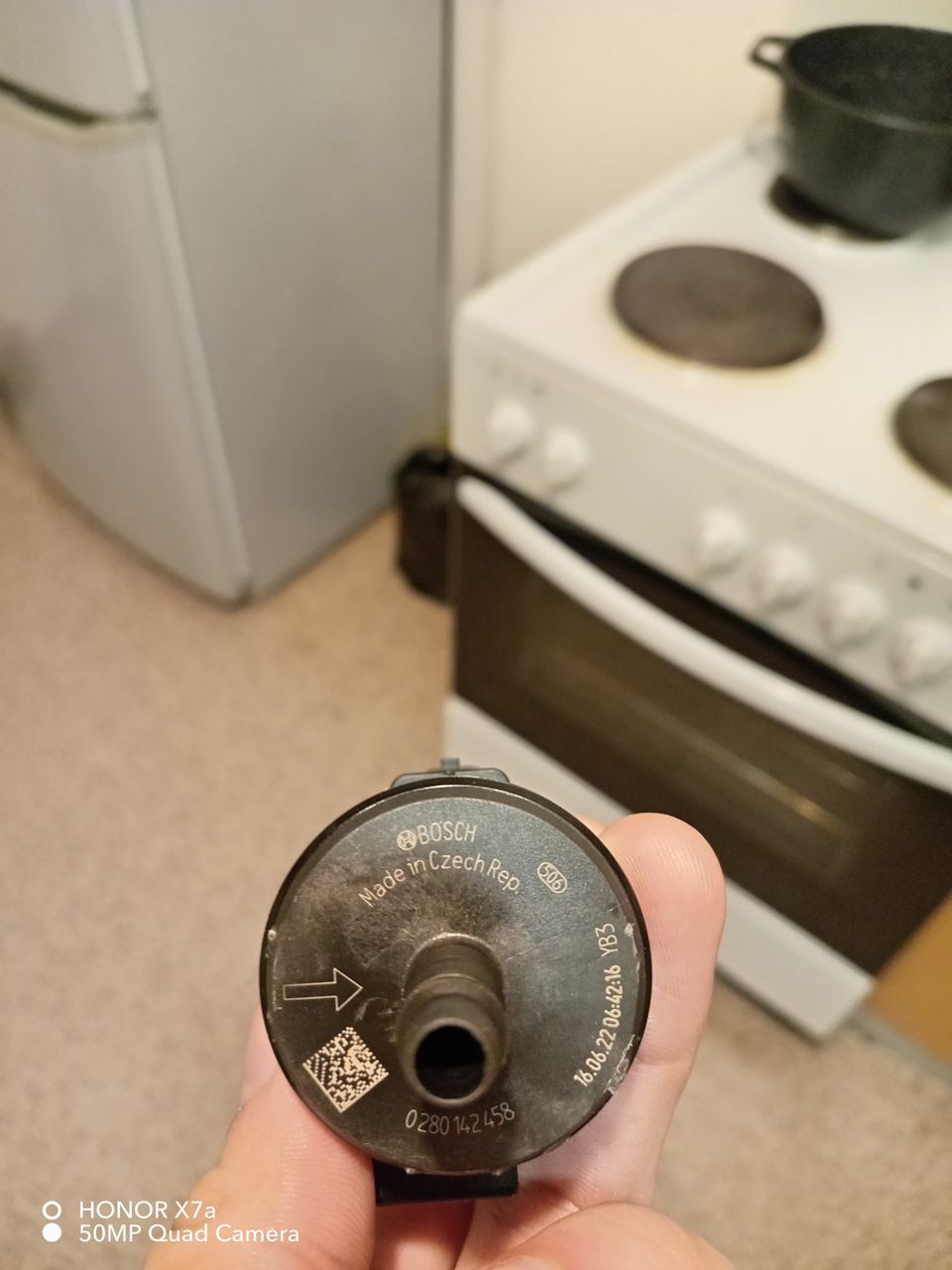 0280142458 клапан вентиляции топливного бака BOSCH | Запчасти на DRIVE2