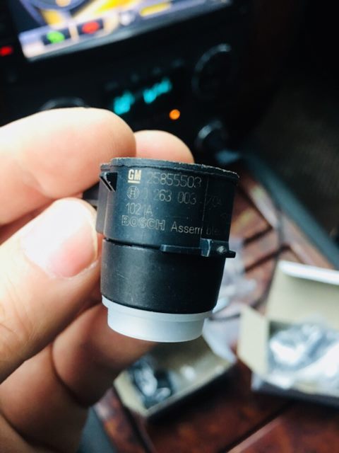 25855503 Сенсор парковочный серебро (Sblade silver) GM | Запчасти на DRIVE2