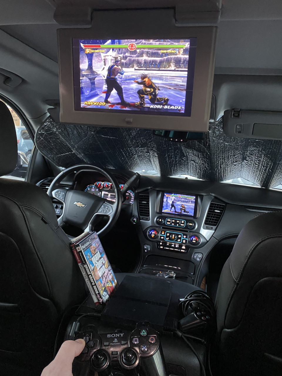 Игровая приставка, ps2 — Chevrolet Tahoe (GMT K2UXX), 5,3 л, 2015 года ...