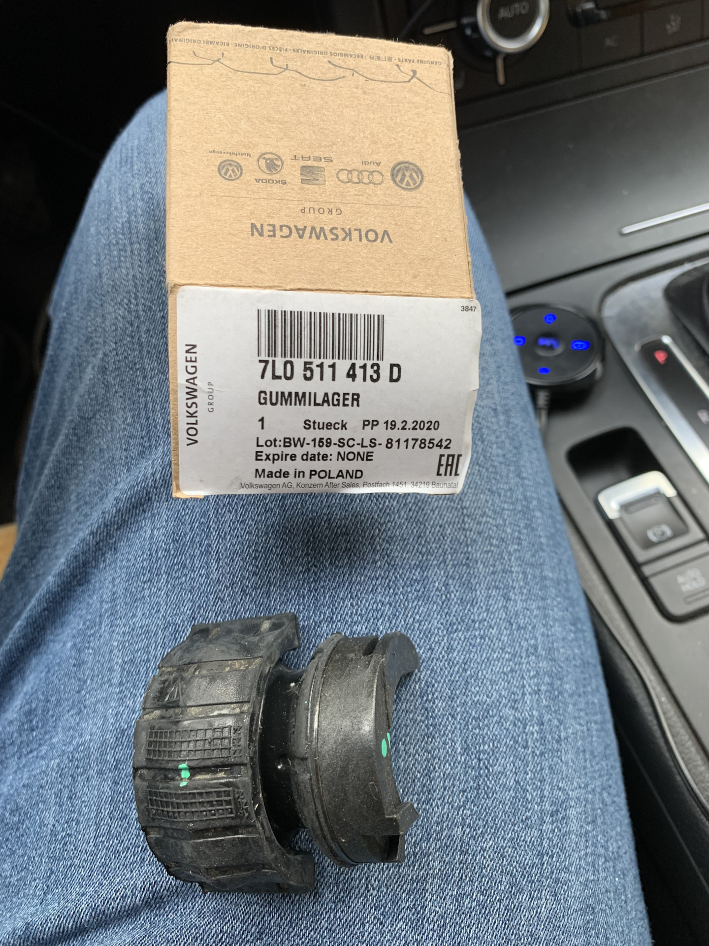 Осмотр подвески — Volkswagen Touareg (2G), 3,6 л, 2012 года | визит на ...