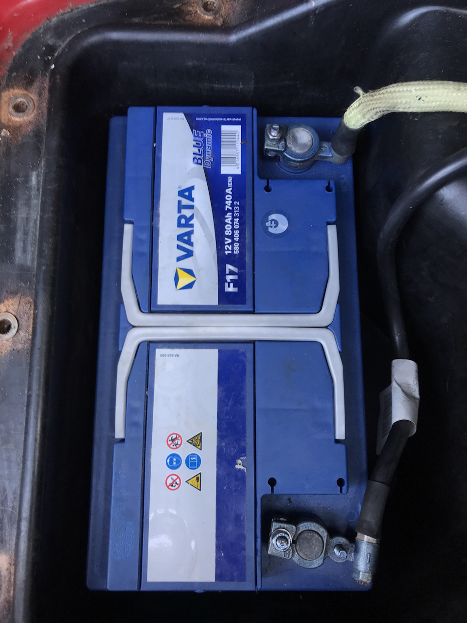 5804060743132 Аккумулятор автомобильный Varta Blue Dynamic F17 6СТ-80 VARTA | Запчасти на DRIVE2