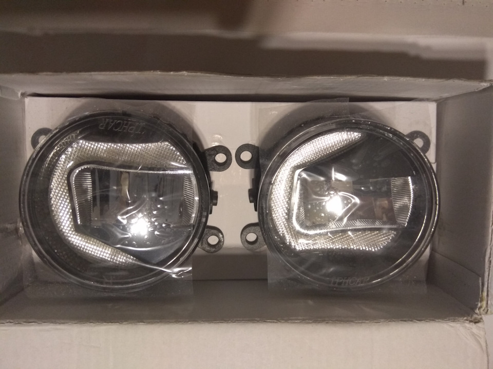 Дхо + противотуманки IPHCAR — Chevrolet Captiva (1G), 2,4 л, 2011 года ...
