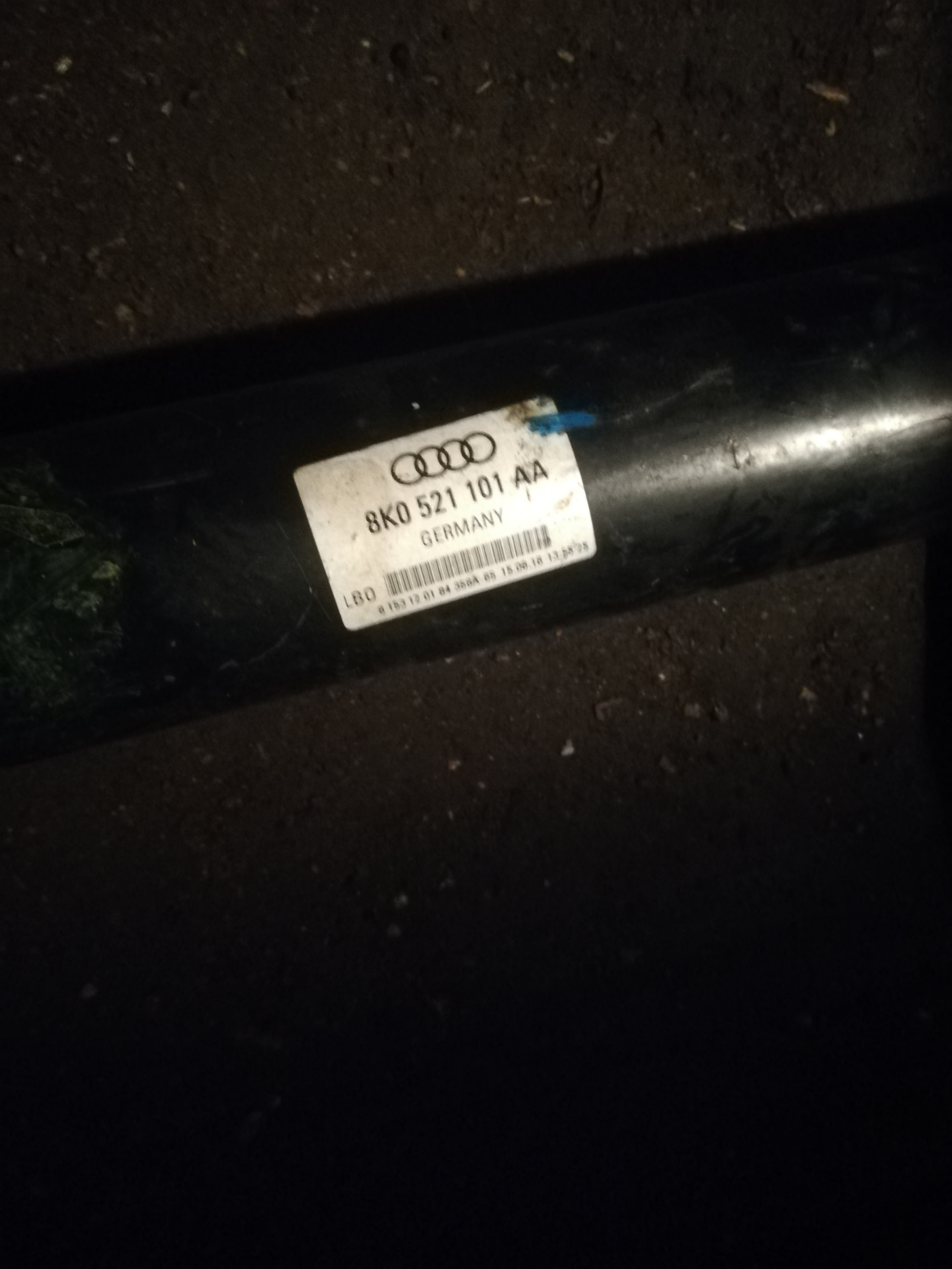 Люфт подвесного. Замена кардана — Audi A5 Sportback (1G), 2 л, 2011 ...