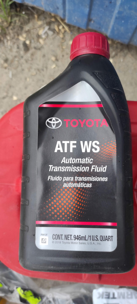 00289ATFWS Масло трансмиссионное синтетическое ATF WS, 1л TOYOTA LEXUS ...