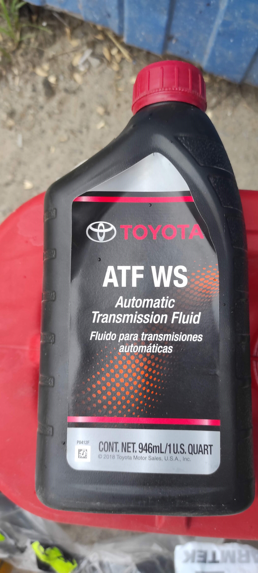 00289ATFWS Масло трансмиссионное синтетическое ATF WS, 1л TOYOTA LEXUS ...