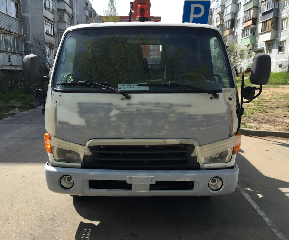 Покраска бампера — Hyundai HD 72, 3,9 л, 2011 года | кузовной ремонт ...