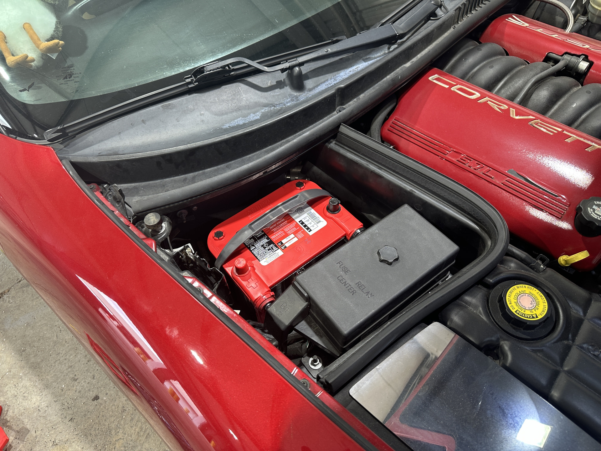 Aккумулятор Optima RedTop — Chevrolet Corvette C5, 5,7 л, 2001 года ...