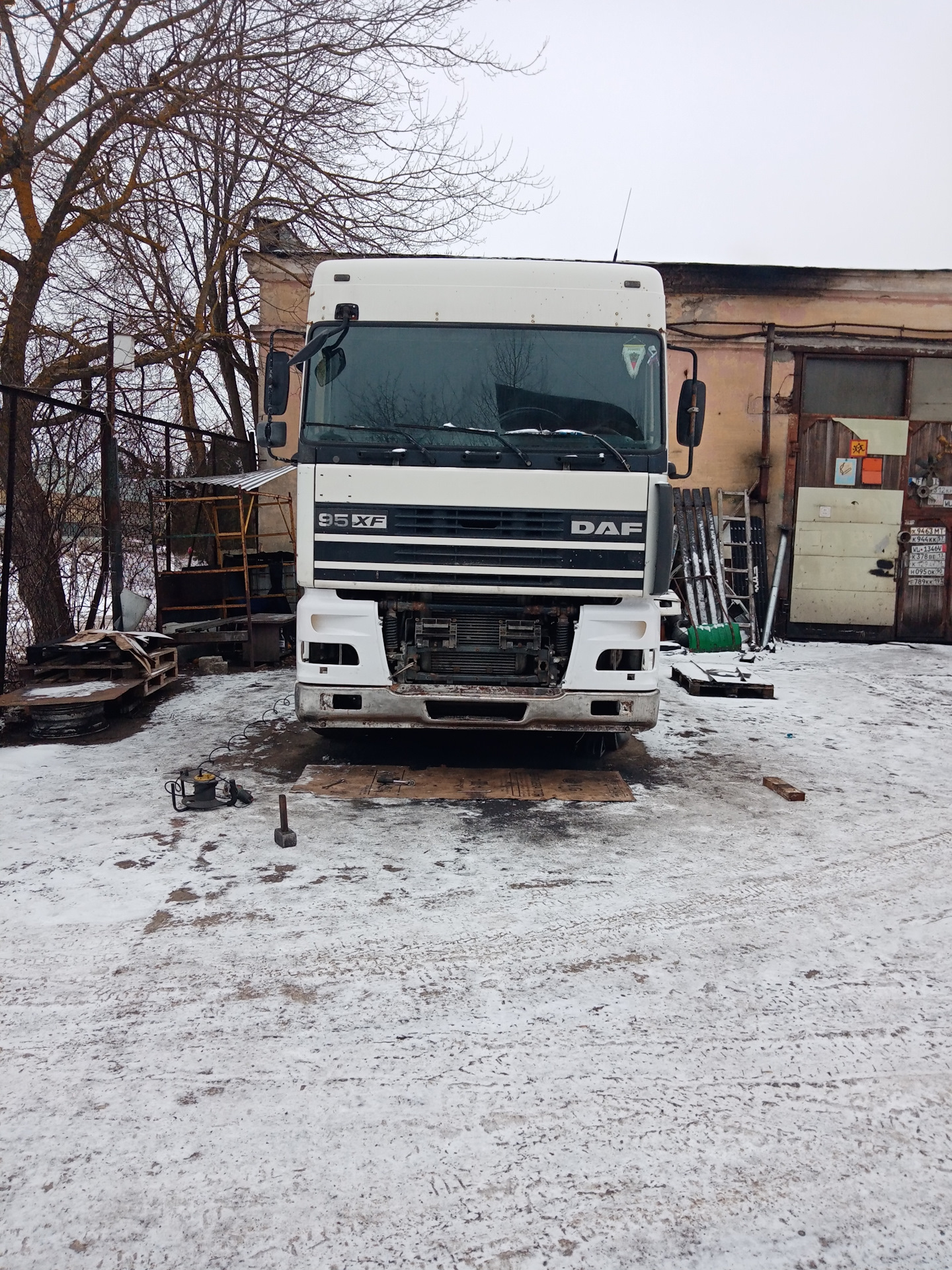 Новая облицовка. — DAF 95XF, 9 л, 2002 года | тюнинг | DRIVE2