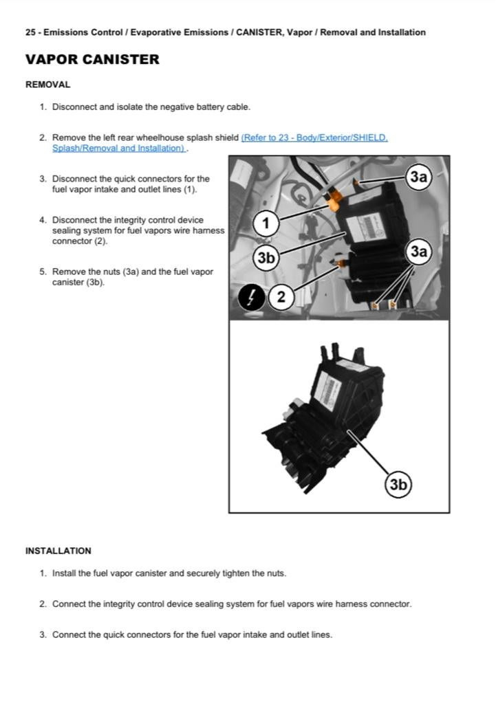 Замена EVAP-канистры и задних тормозных колодок — Alfa Romeo Giulia ...