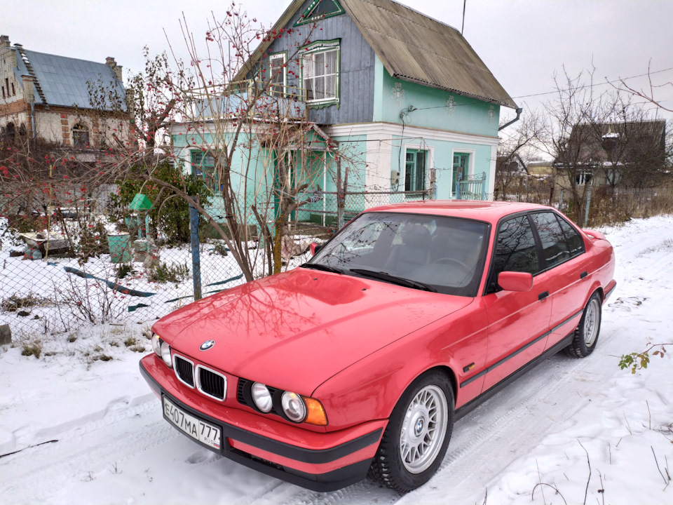 22 | 8 стиль. Колеса на зиму. — BMW 5 series (E34), 2,5 л, 1995 года ...