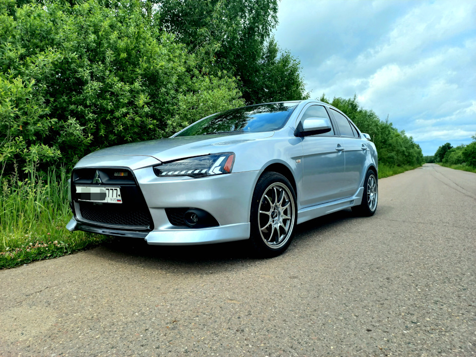 🛣ФОТОСЕТ "ON THE ROAD" LANCER SILVER X!🛣 — Mitsubishi Lancer X, 1,8 л ...