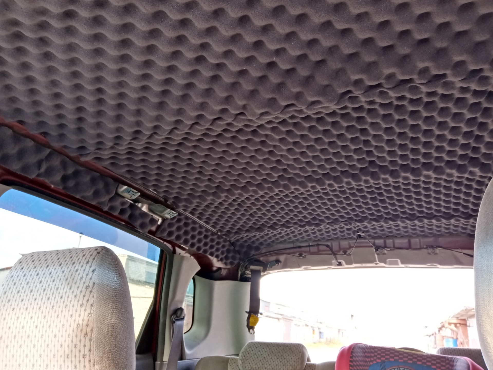 Шумка потолка. — Hyundai Tucson (JM), 2,7 л, 2005 года | своими руками ...