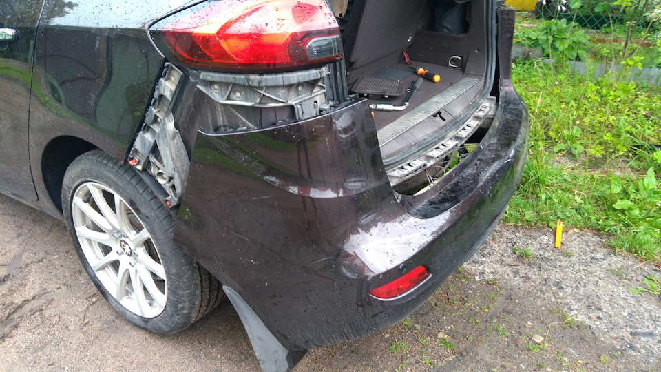 Фонарь противотуманный задний правый — Opel Zafira Tourer, 2 л, 2013 ...