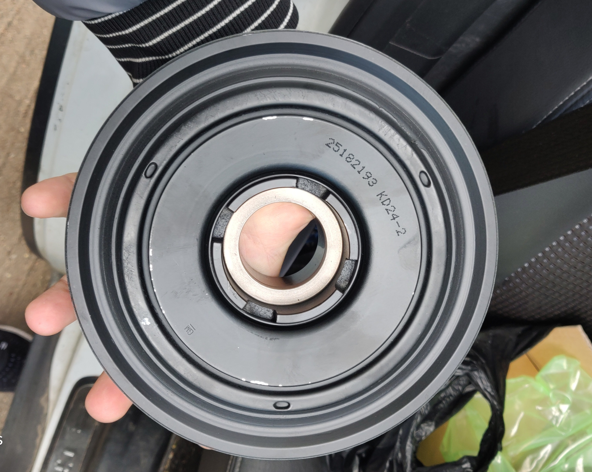 Шкив коленвала — Chevrolet Captiva (1G), 2,2 л, 2012 года | визит на ...