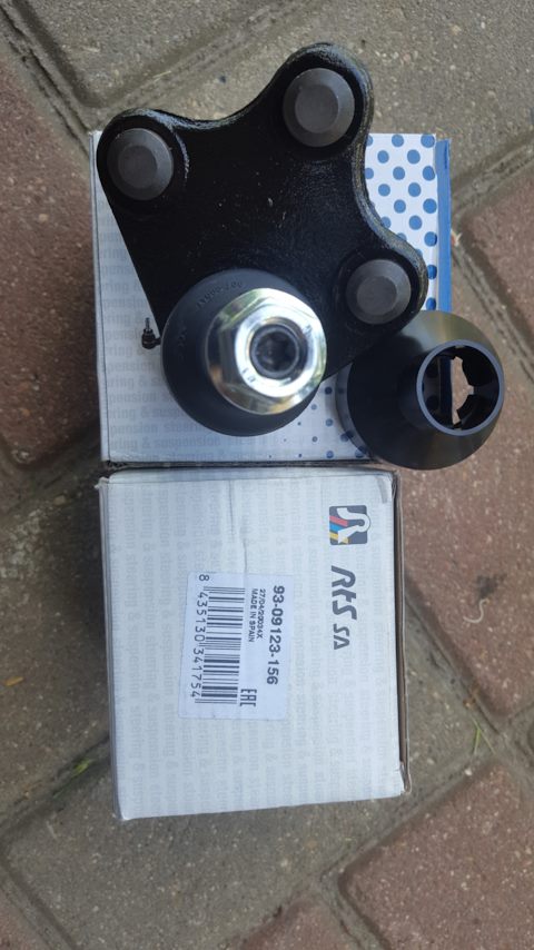 9309123156 Опора шаровая. Правая сторона RTS | Запчасти на DRIVE2