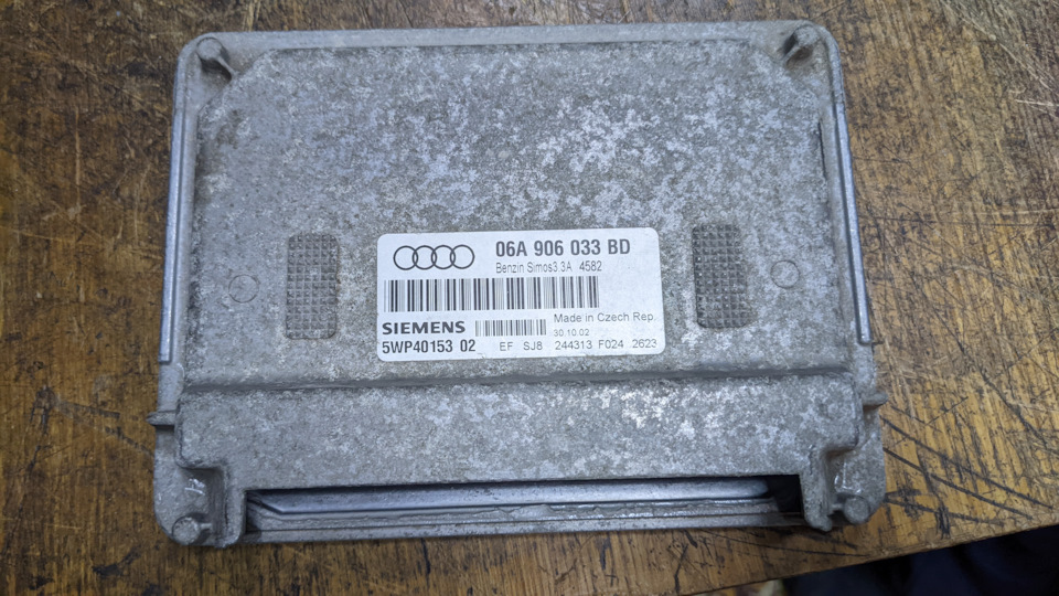 Война с MM4 и ЭБУ Simos 3.3A. Этап 1. — Audi A3 (8L), 1,8 л, 2003 года ...