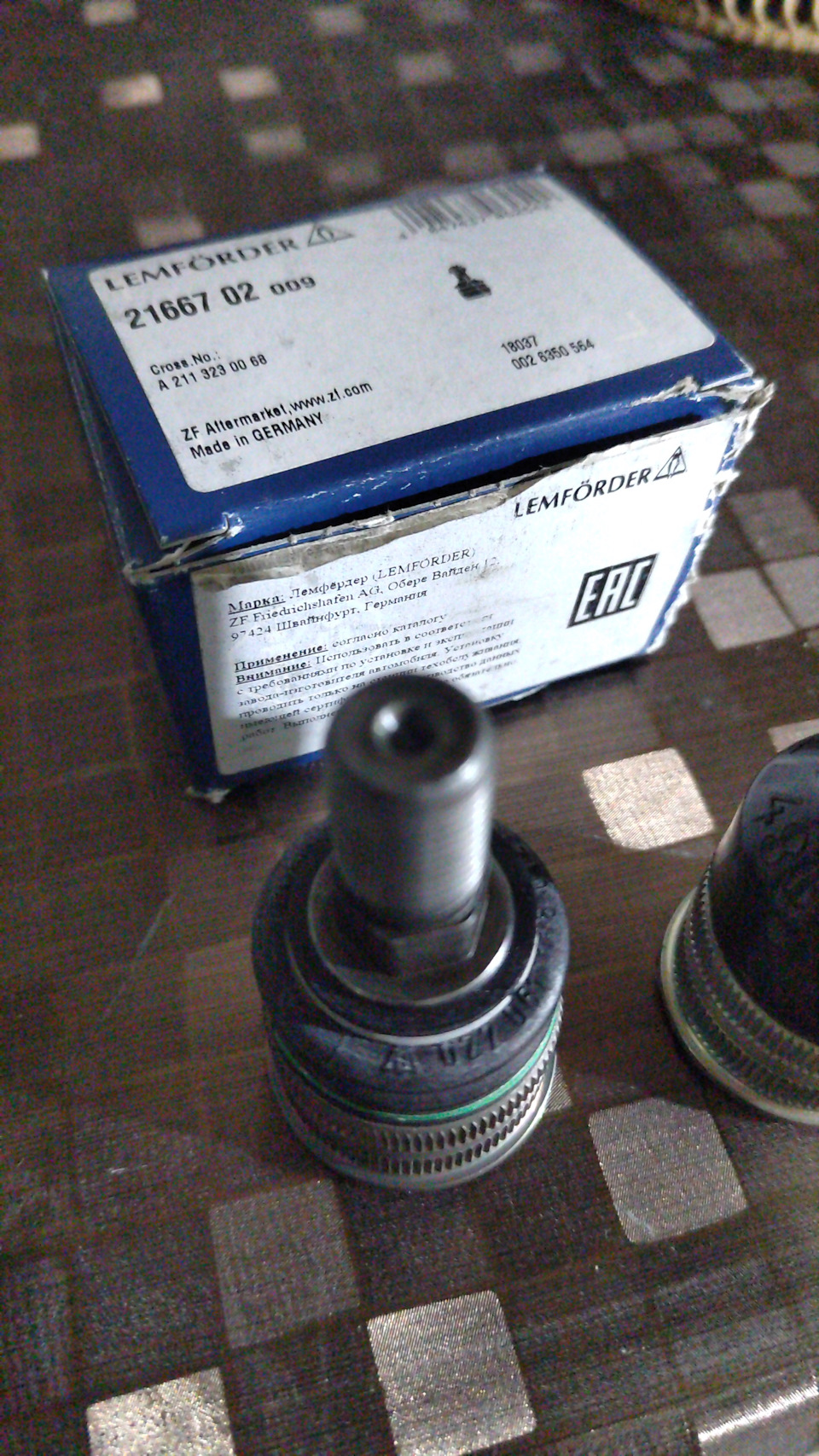 A2113230068 Опора шаровая тяги подвески Mercedes | Запчасти на DRIVE2