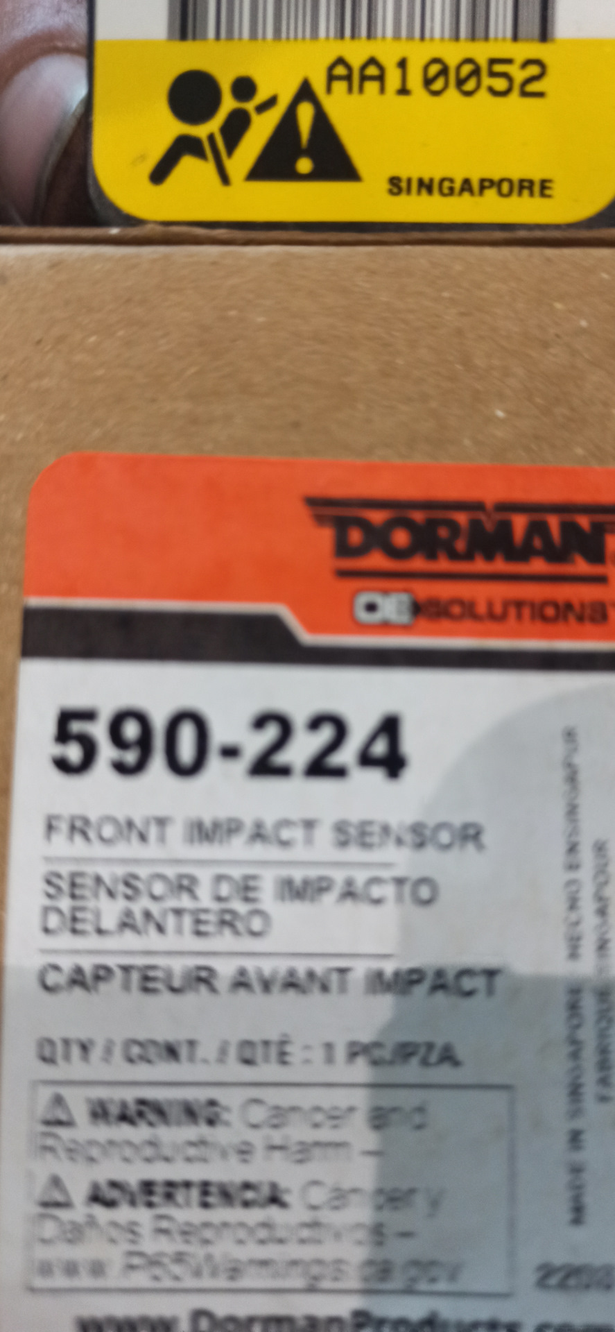 590224 Датчик DORMAN | Запчасти на DRIVE2