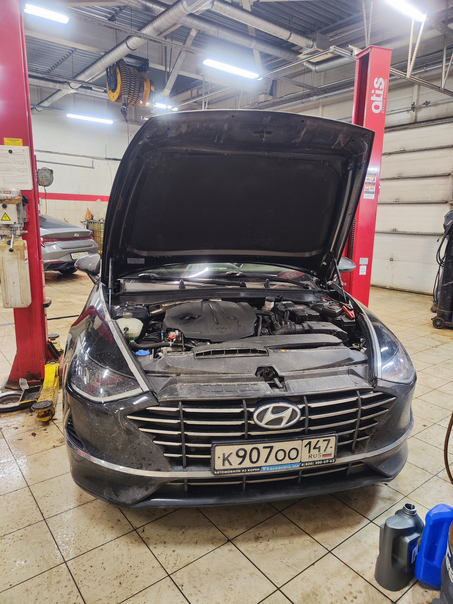 Первое ТО в РФ — Hyundai Sonata VIII (DN8), 2 л, 2020 года | плановое ...
