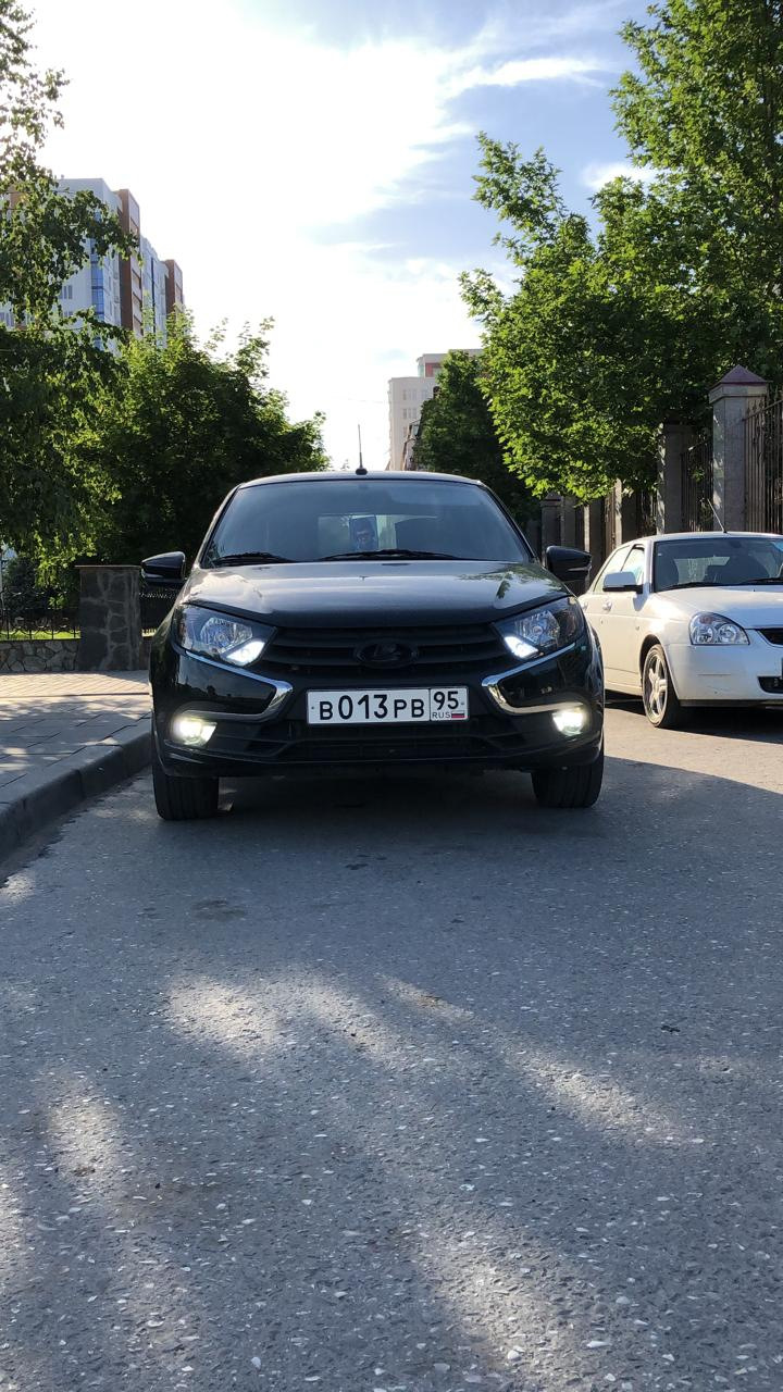 Белый свет в ДХО. — Lada Гранта (2G) FL, 1,6 л, 2020 года | тюнинг | DRIVE2