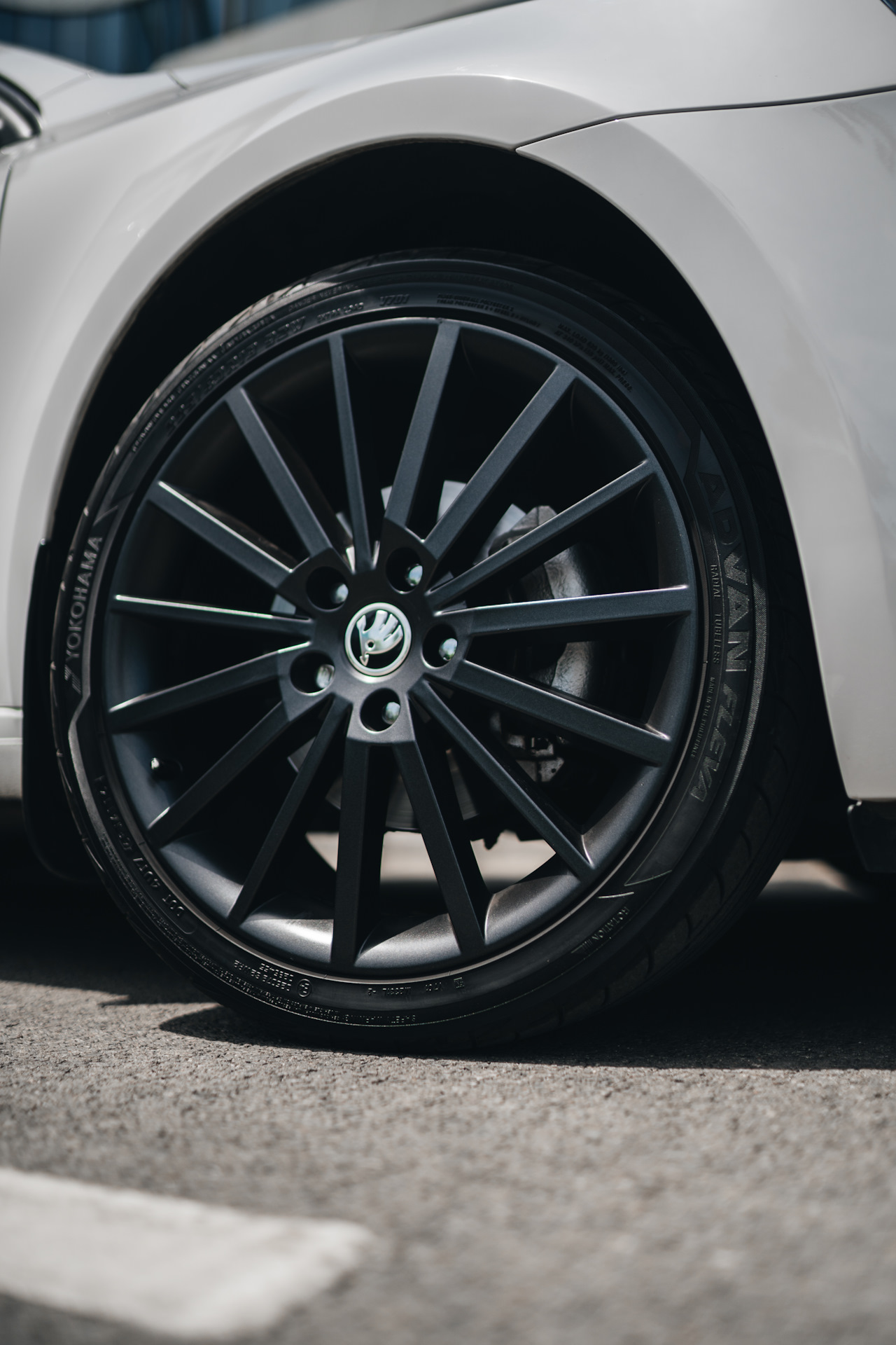 Покупка и установка Turini R18 Black Matt — Skoda Octavia A7 Mk3, 1,4 л ...