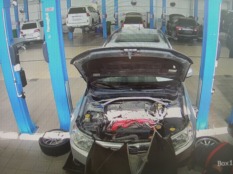 Замена масла ДВС и ремонт рейки — Subaru Forester (SH), 2,5 л, 2009 ...