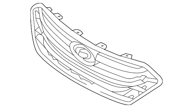 863512W000 Решетка радиатора HYUNDAI SANTA FE 13- ST-HN67-093-0 KIA ...