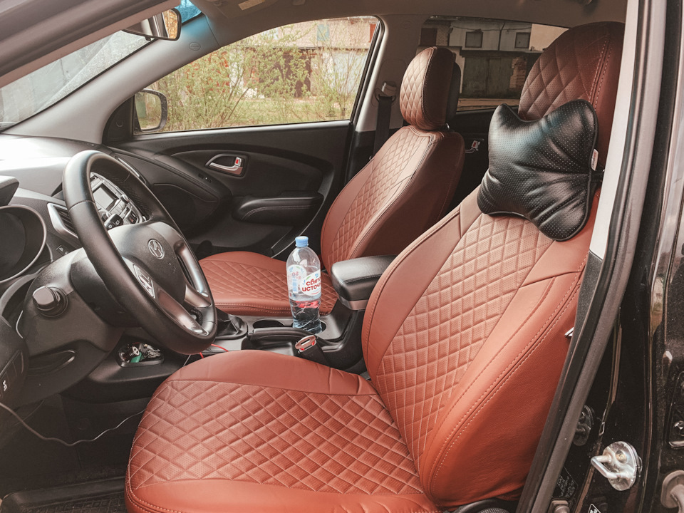 Модельные чехлы — Hyundai ix35, 2 л, 2012 года | аксессуары | DRIVE2