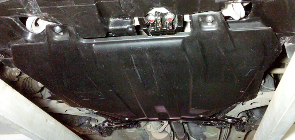 Композитная защита картера и маслоградусы — Mitsubishi ASX, 2 л, 2018 ...