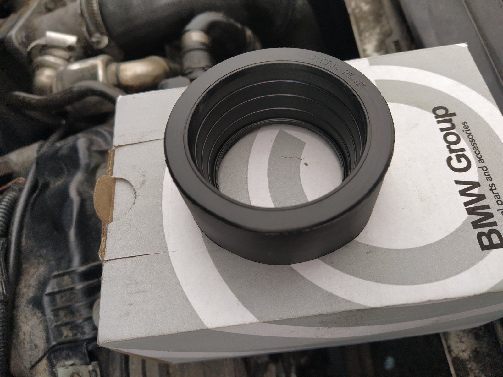 Замена основного термостата + AGR. — BMW 3 series (E46), 3 л, 2002 года ...