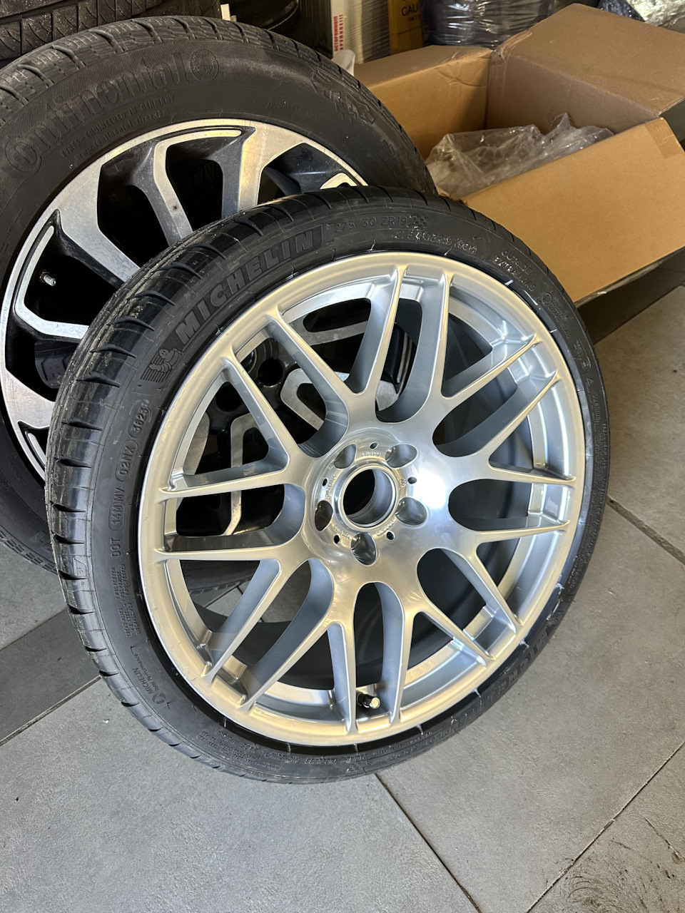 Новые кованные диски и резина — BMW 5 series (E60), 3 л, 2008 года ...