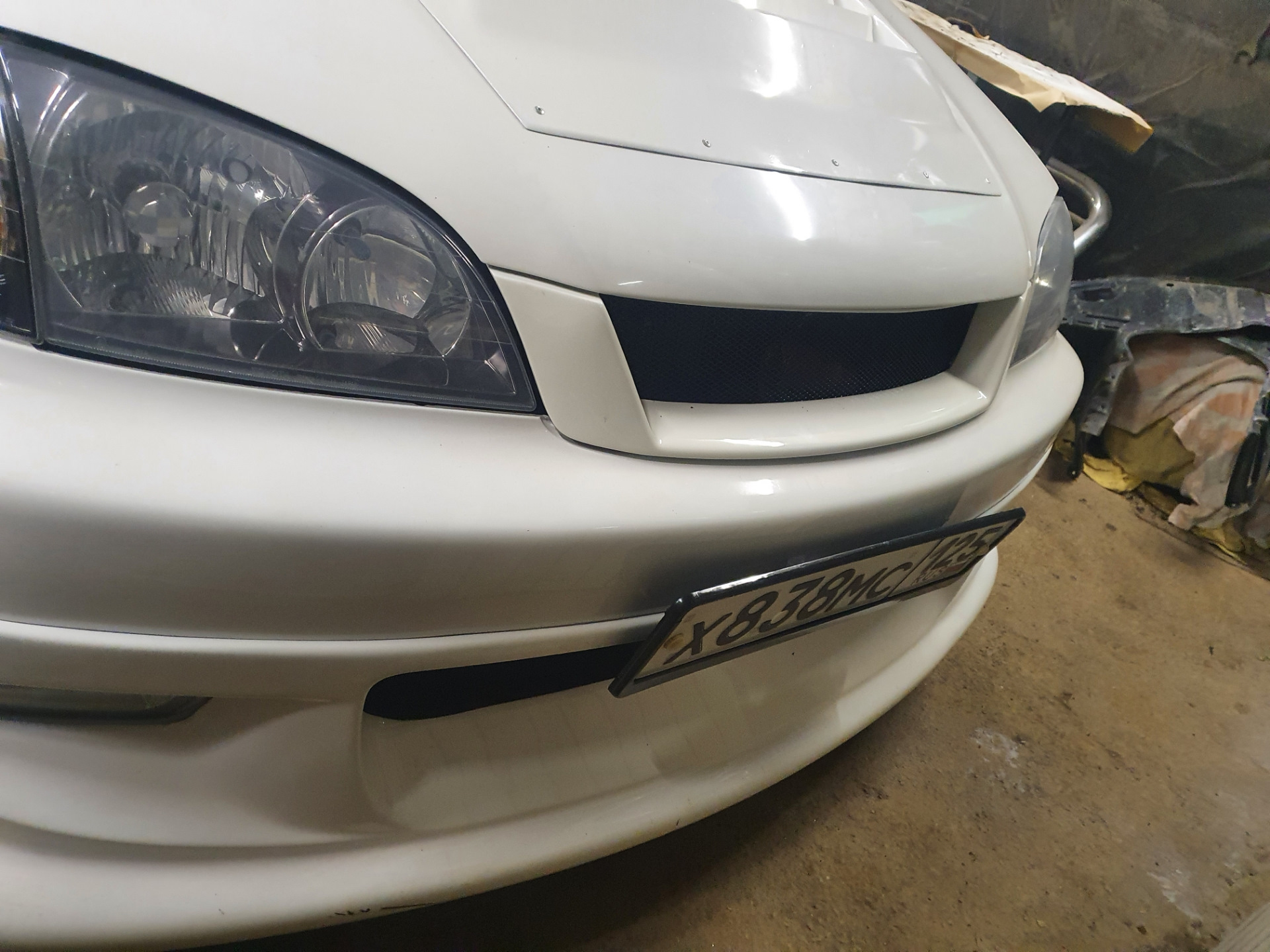 Решетка, готовый результат — Toyota Caldina (210), 2 л, 1997 года ...