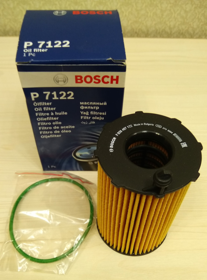 Фильтр масляный Bosch F026407122 (VAG 059 198 405) на Audi A8 (D4 ...