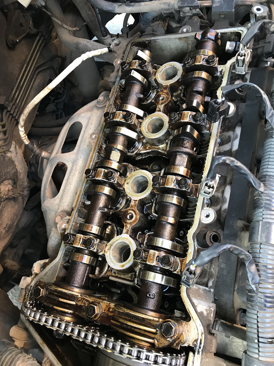 Как я помыл двигатель — Toyota Corolla (120), 1,8 л, 2004 года | мойка ...