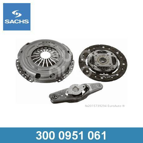 3000951061 Сцепление, комплект для AUDI, SEAT, SKODA, VW SACHS ...