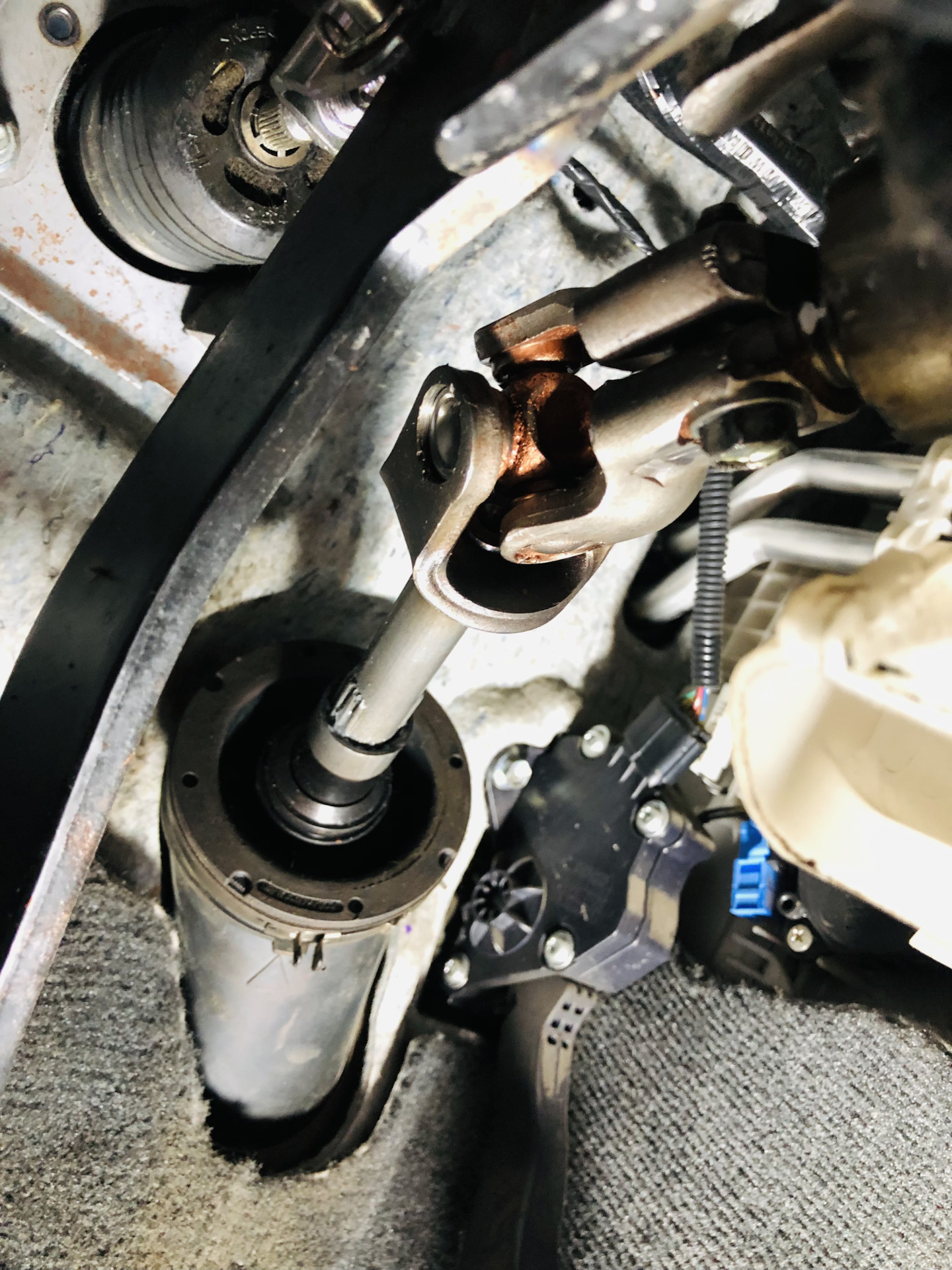 Замена рулевого карданчика, TOYOTA-(45220-33190)! — Toyota Camry (XV40 ...