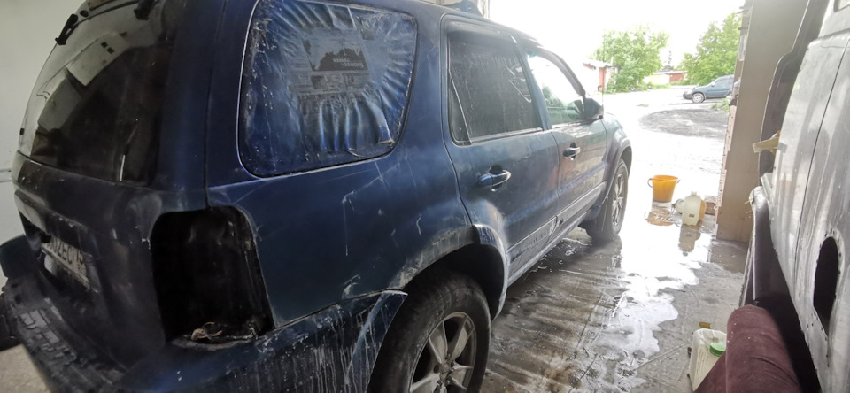 Полировка кузова — Ford Escape (1G), 3 л, 2003 года | кузовной ремонт ...