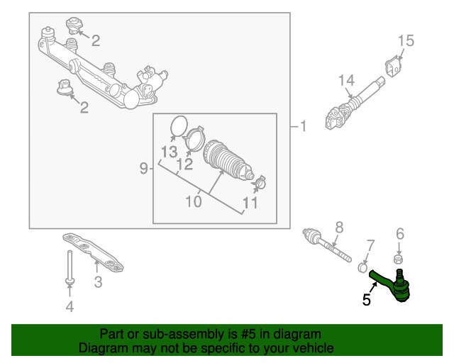 A2033301903 Наконечник рулевой тяги, левый Mercedes | Запчасти на DRIVE2