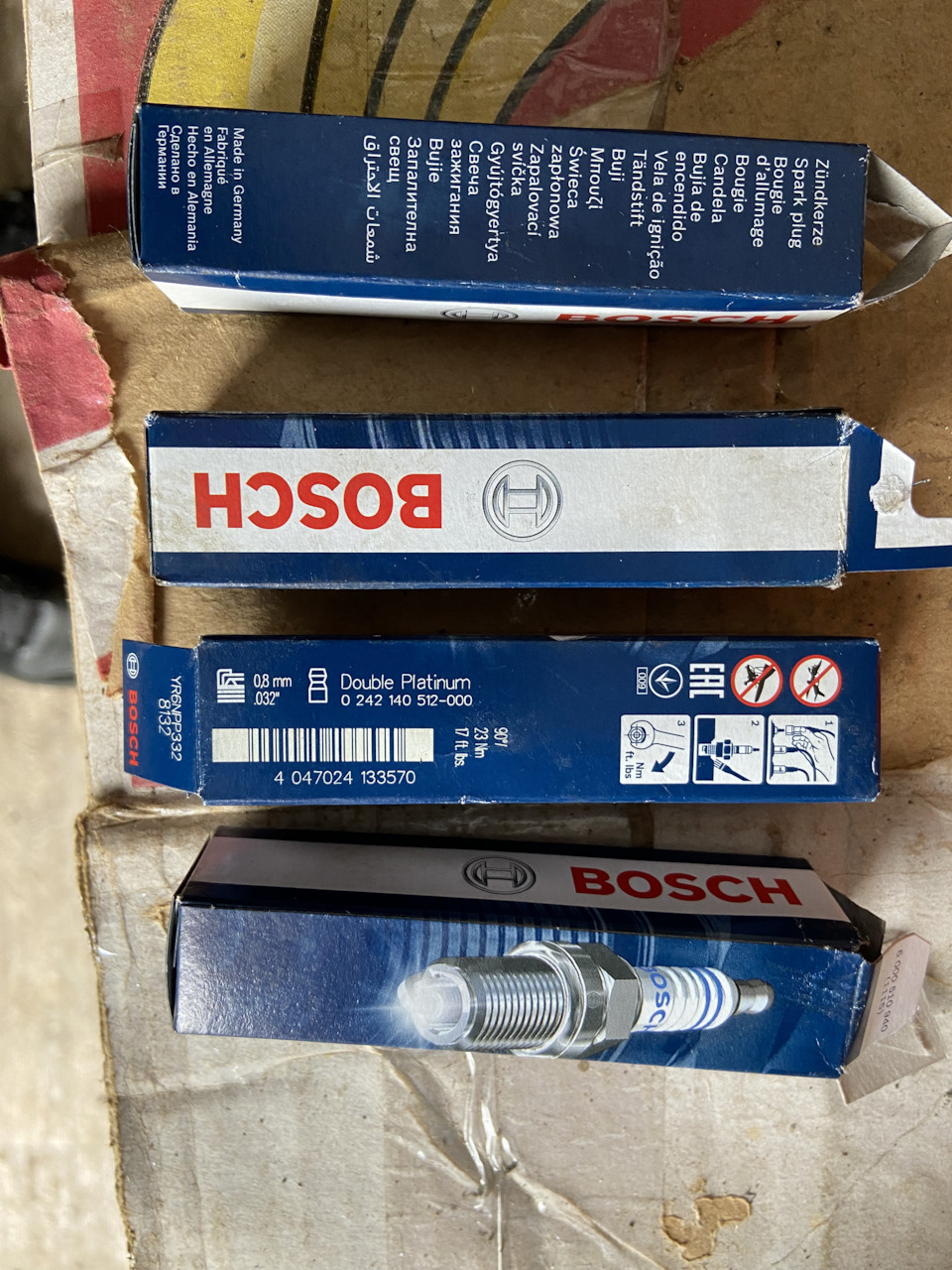 0242140512 Свеча зажигания BOSCH | Запчасти на DRIVE2