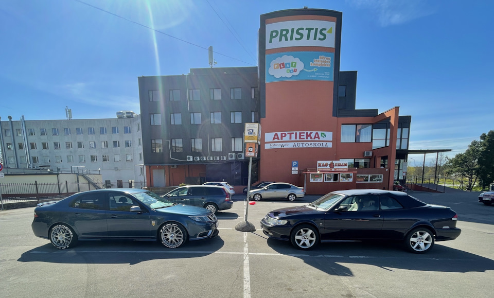 Youngtimer Coffeetime 2022-1 — Saab 9-3 (2G), 1,9 л, 2008 года | фотография | DRIVE2