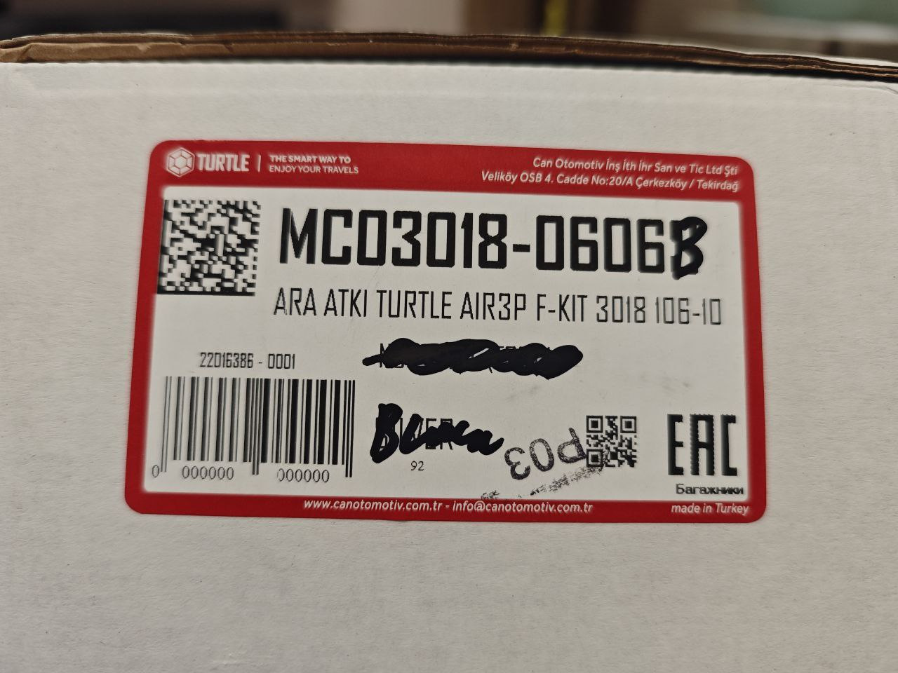 Установка поперечин Turtle Air 3 Plus на крышу — Subaru Levorg (VM), 1 ...