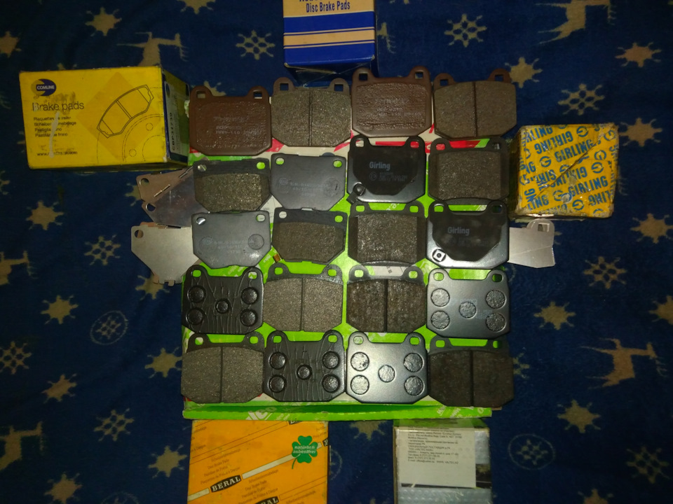 Задние колодки Infinity G35 FX35 45 MMC Lancer Evo Subaru Impreza WRX ...