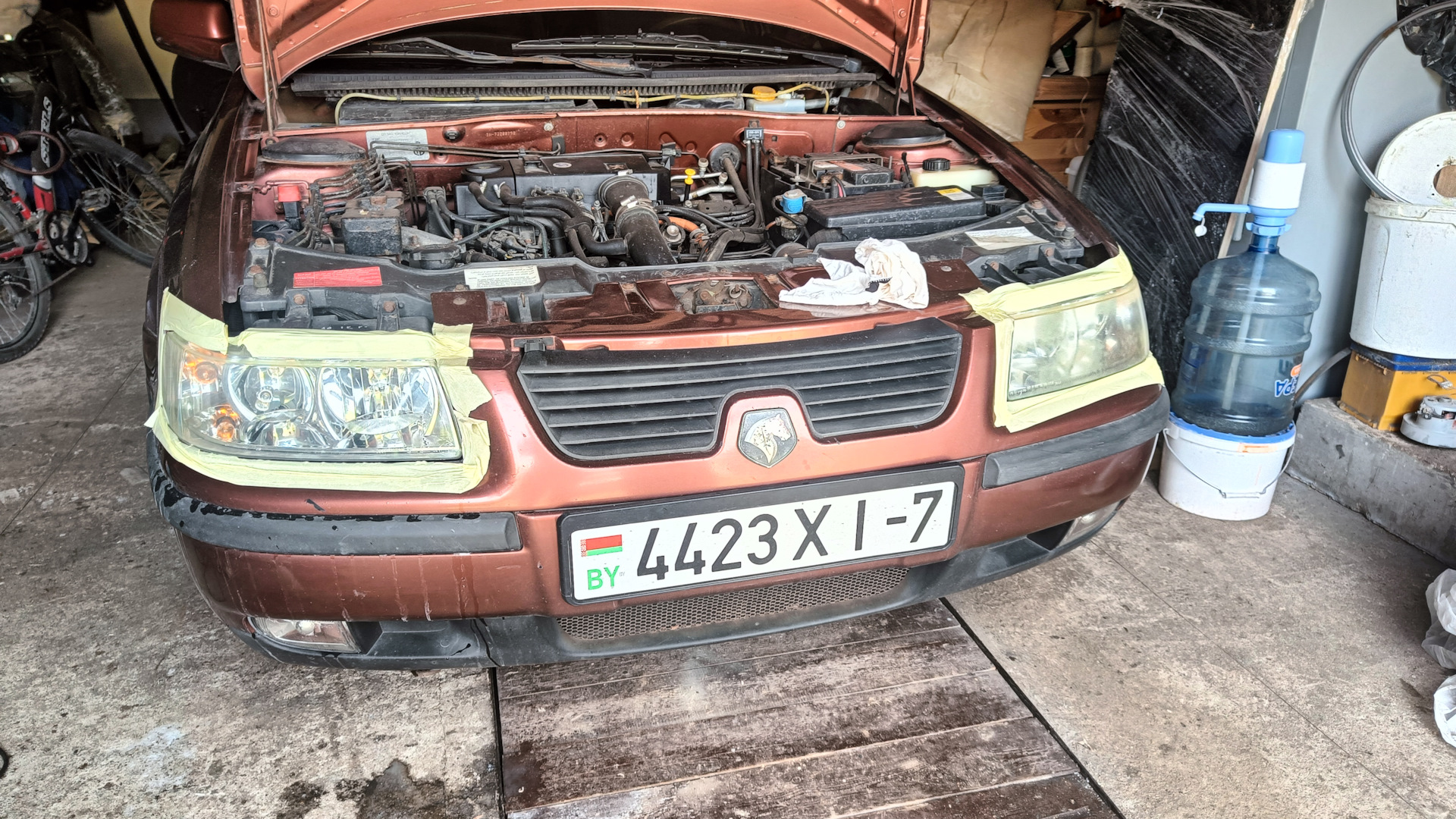 Фары полировка — Iran Khodro Samand, 1,8 л, 2007 года | запчасти | DRIVE2