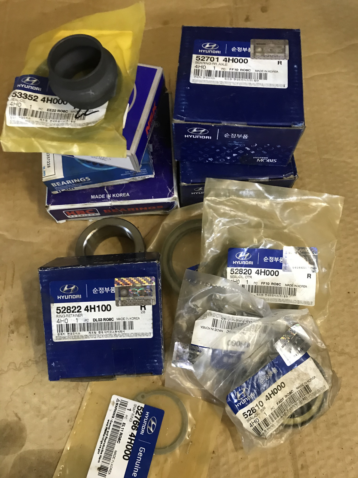 Ревизия заднего моста +LD+пара — Hyundai H-1 (2G), 2,5 л, 2010 года ...