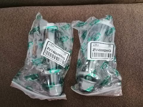 ZV1456980HG БОЛТ ЗАДНИЙ РАЗВАЛЬНЫЙ (ШАЙБА + ГАЙКА) FORD, MAZDA ZZVF ...