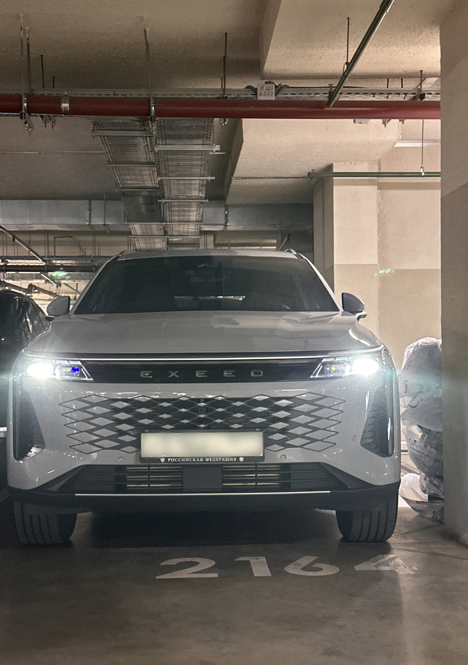 Новые номерные рамки — Exeed RX, 2 л, 2024 года | аксессуары | DRIVE2