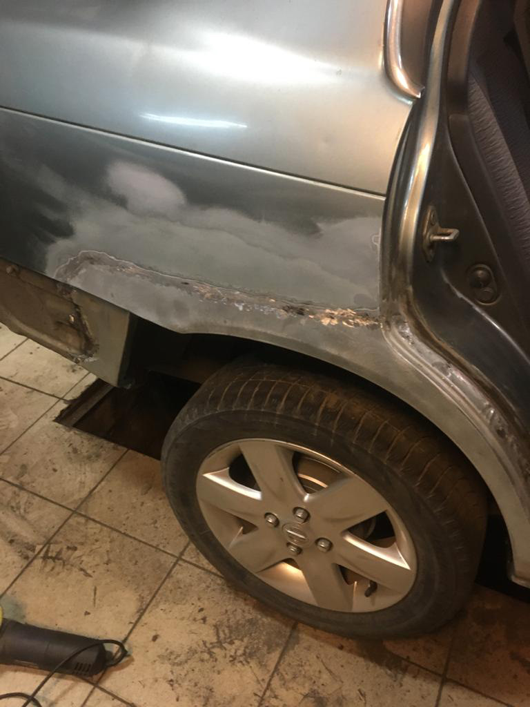 Задние арки замена! — Toyota Corolla (100), 2 л., 1992 года | кузовной ...
